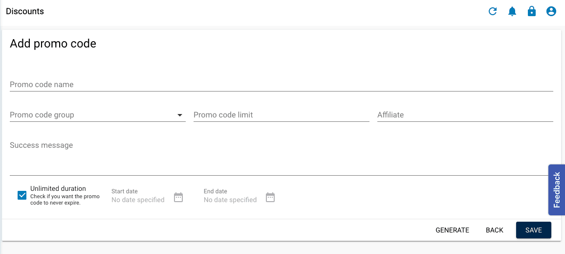 ApiHawk - How to create discounts?