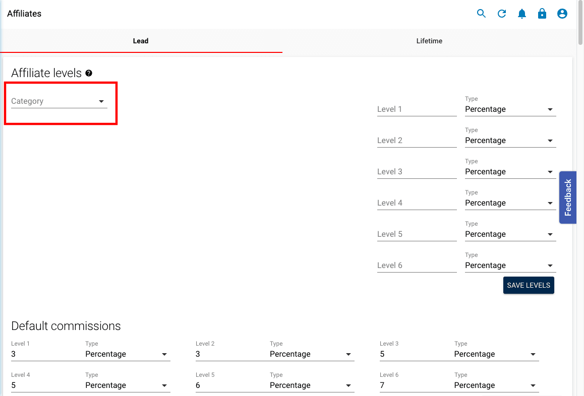 ApiHawk - How to set up Affiliate levels?