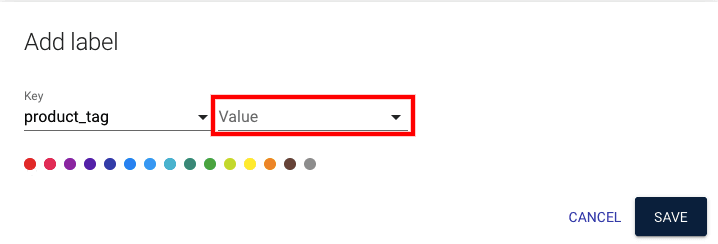 ApiHawk - How to attach a label to a Catalog Product?