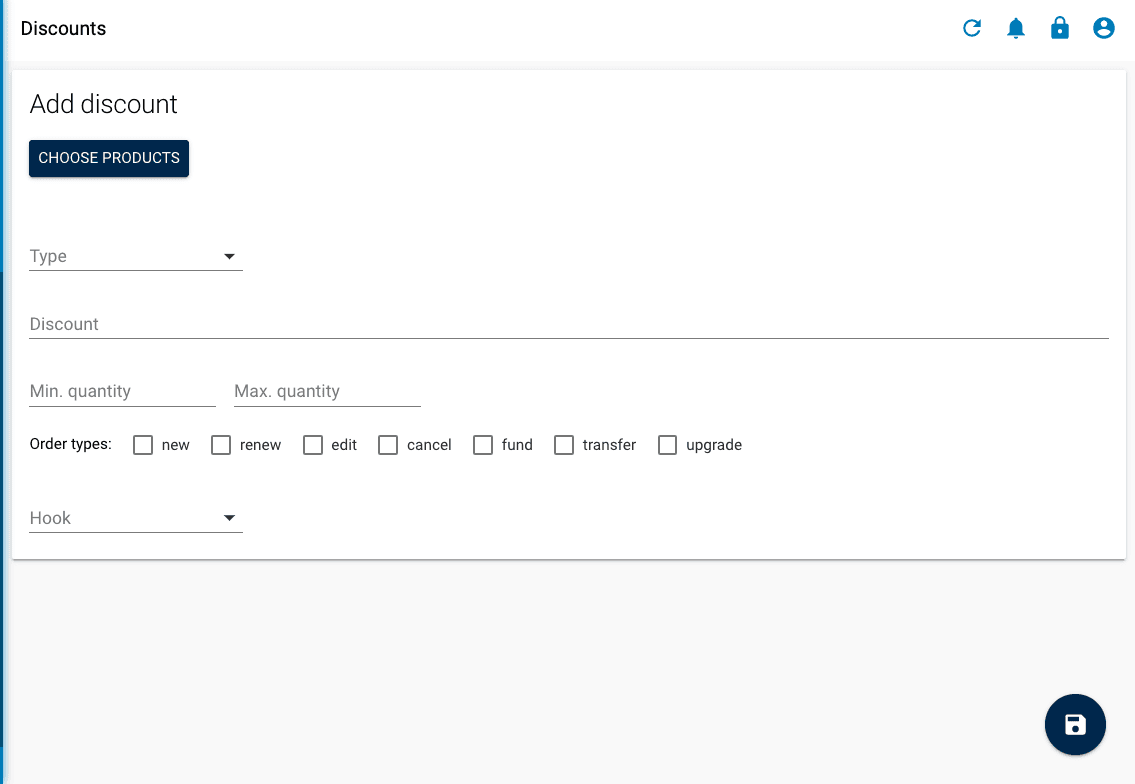 ApiHawk - How to create discounts?