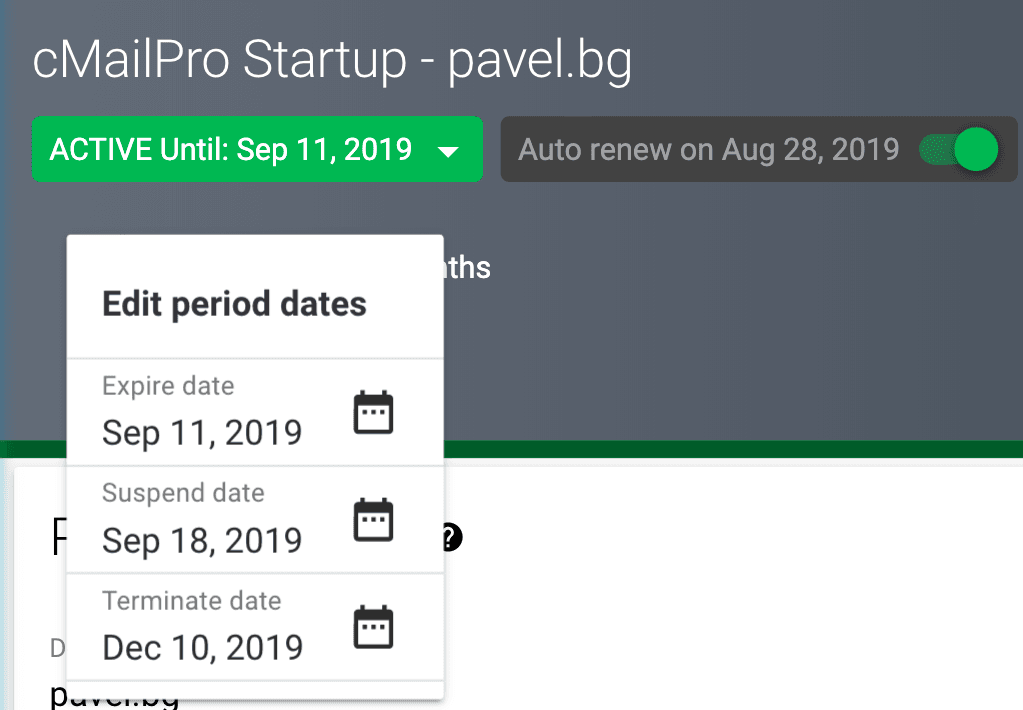 ApiHawk - How to manually modify a user's service?